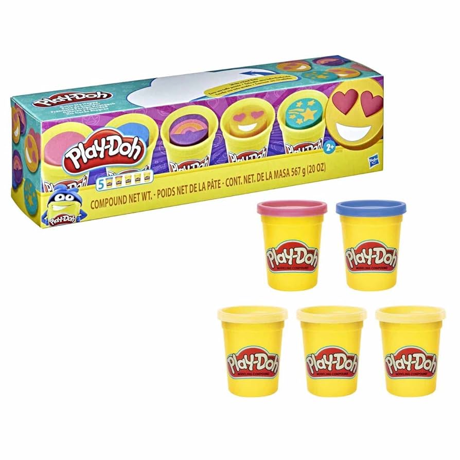 Hasbro Color Me Happy Play-Doh Set of 5 – Tek Toys